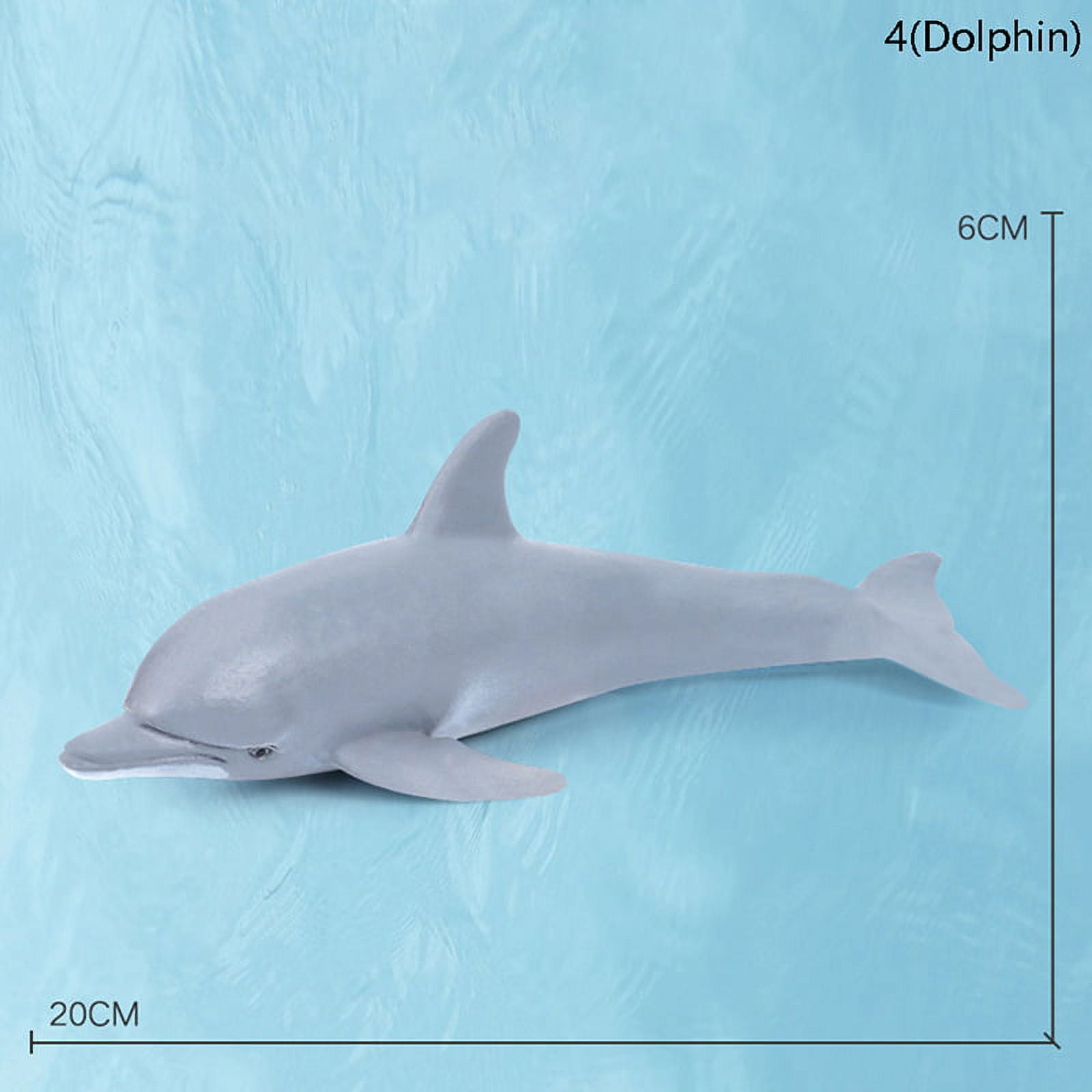 (4(Dolphin)) Simulation Marine Sea Life Figurines Action Figures Ocean ...