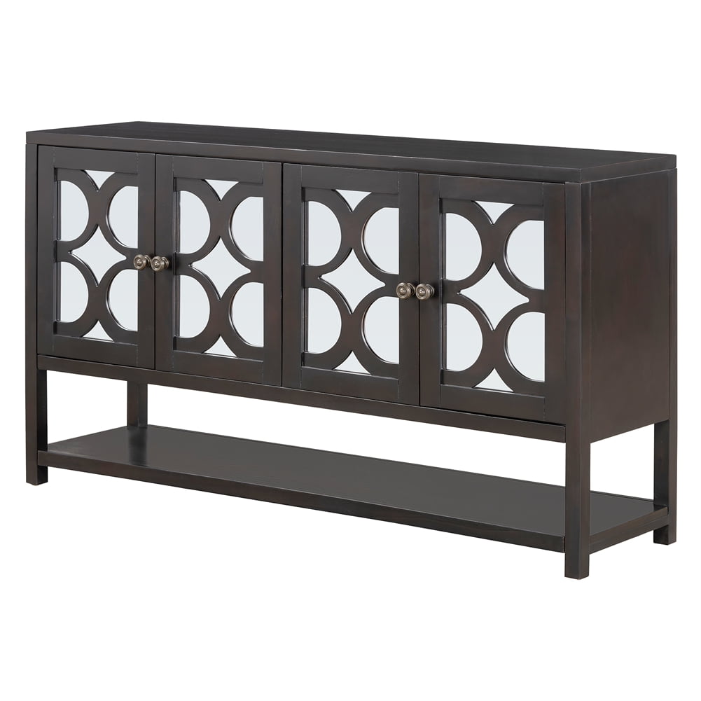 4-Door Sideboard Buffet Cabinet, Console Table, Sideboard Storage ...