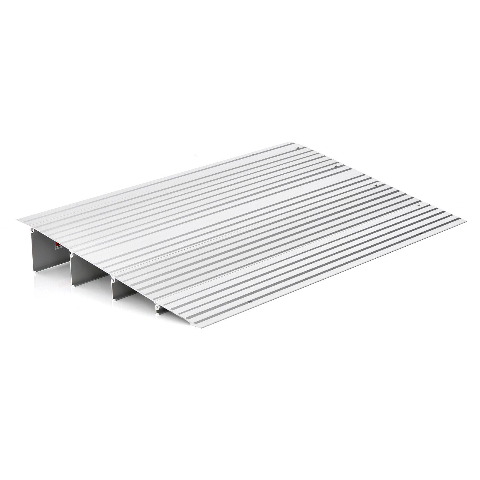 4" Door Threshold Ramp Aluminum Adjustable Rise Entry Ramp for ...