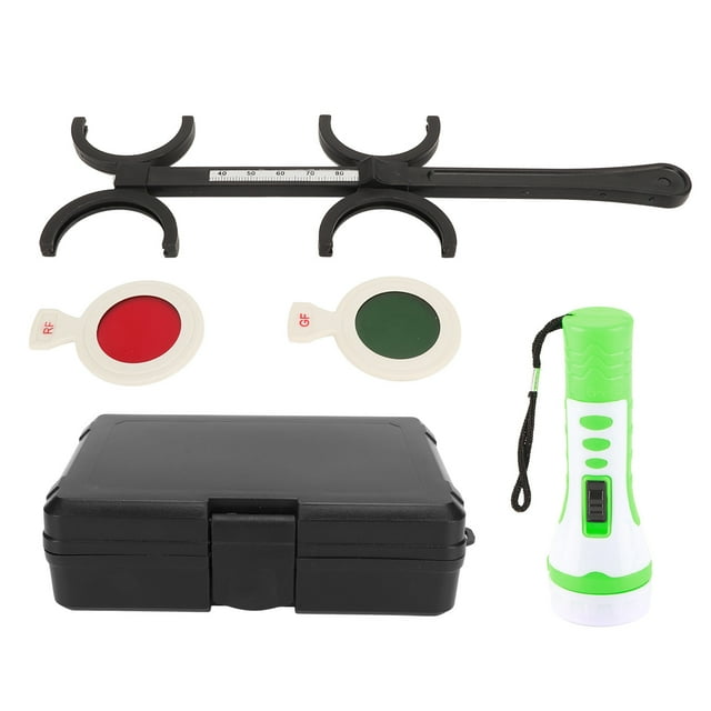 4 Dot Light Visual Function Test Kit Professional Red Green Glasses ...