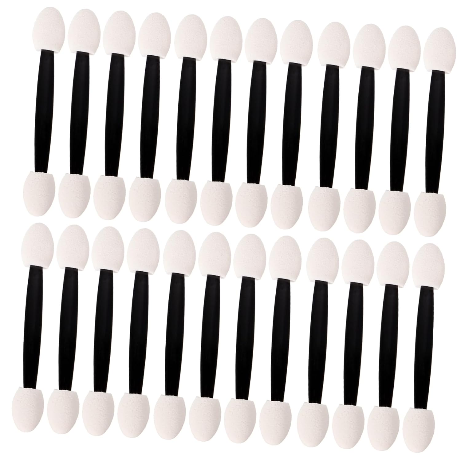 4 Double Ended Eye Shadow Stick Cosmetic Brush Makeup Applicators Dual ...