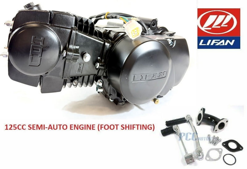 4 Down SEMI AUTO LIFAN 125CC ENGINE for PIT DIRT BIKE H EN35 BASIC ...