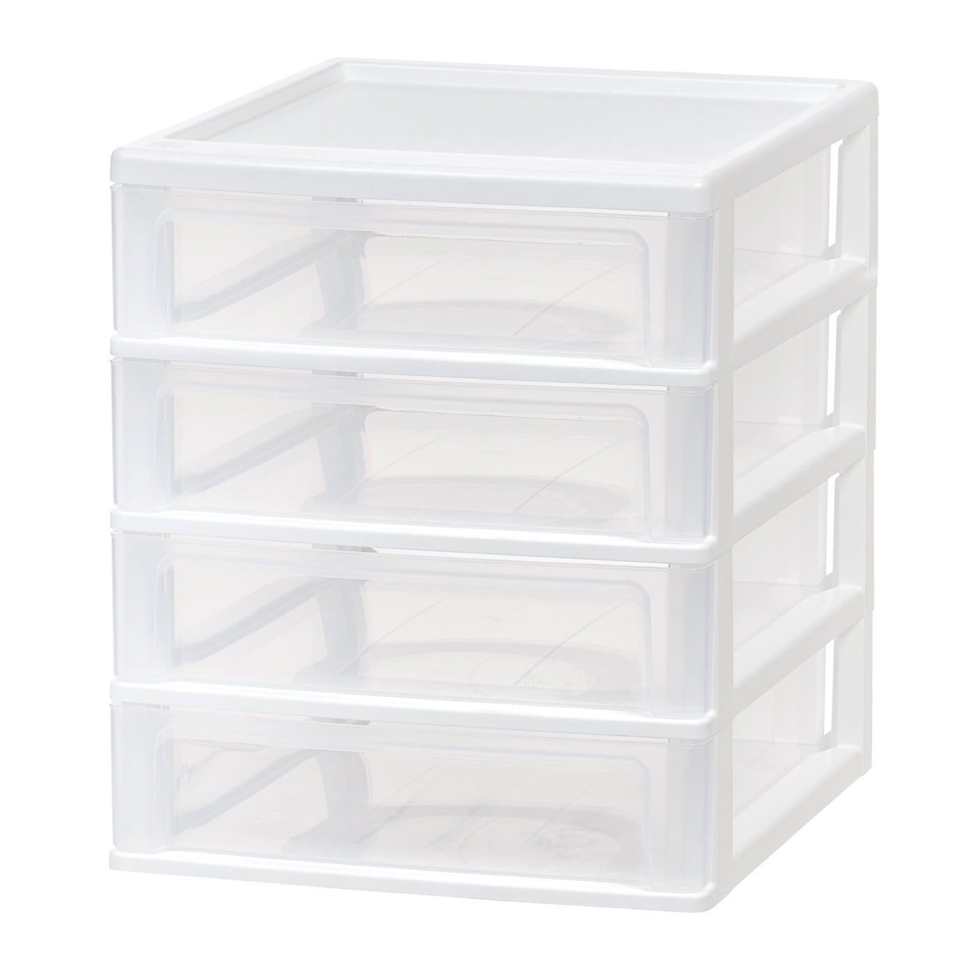 4-Drawer Desktop-Storage Unit, White - Walmart.com