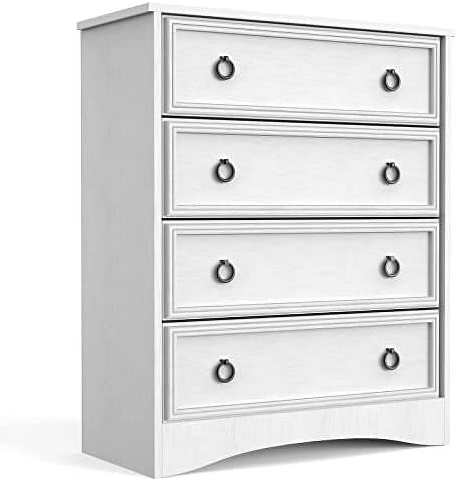 4 Drawer Dresser Dressers for Bedroom Tall Chest of Drawers Closet ...
