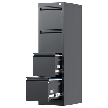 MIIIKO 2 Drawer File Cabinet,Metal Small Filing Cabinets with Lock,15 ...