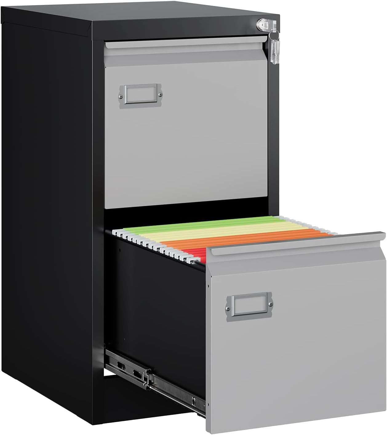 4 Drawer Filing Cabinets with Lock Metal File Cabinet with 4 Drawers ...