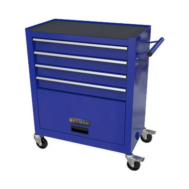 4-Drawer High Capacity Rolling Tool Chest, Removable Cabinet Storage ...