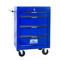 4 Drawer Rolling Metal Tool Cart on Wheels, 20'' Multifunctional Mobile ...
