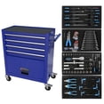 4-Drawer Rolling Tool Cabinet with 328PCS Tool Set, Lockable Steel Tool ...