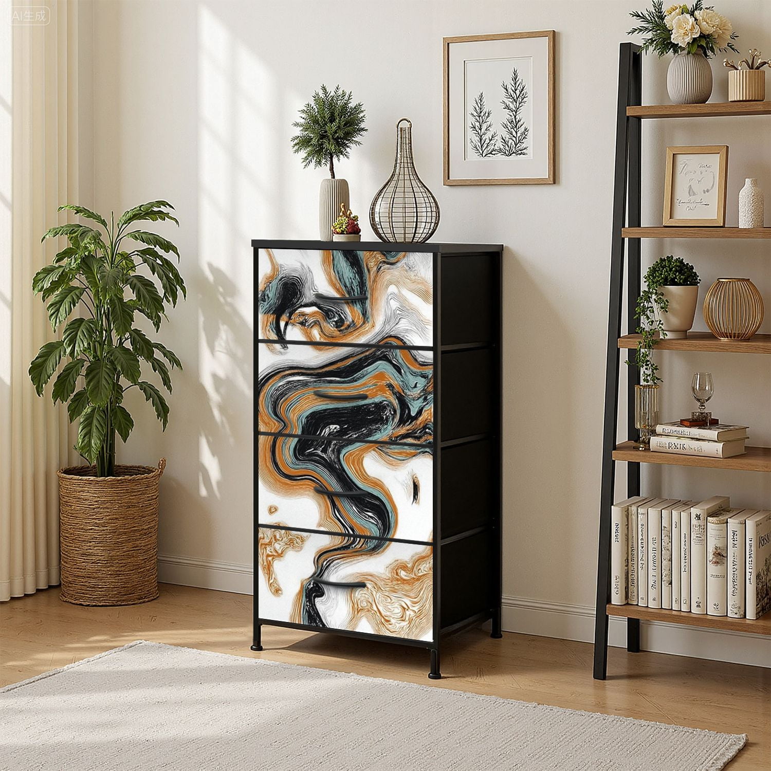 4 Drawer Vertical Storage Dresser marble texture marble used for ...