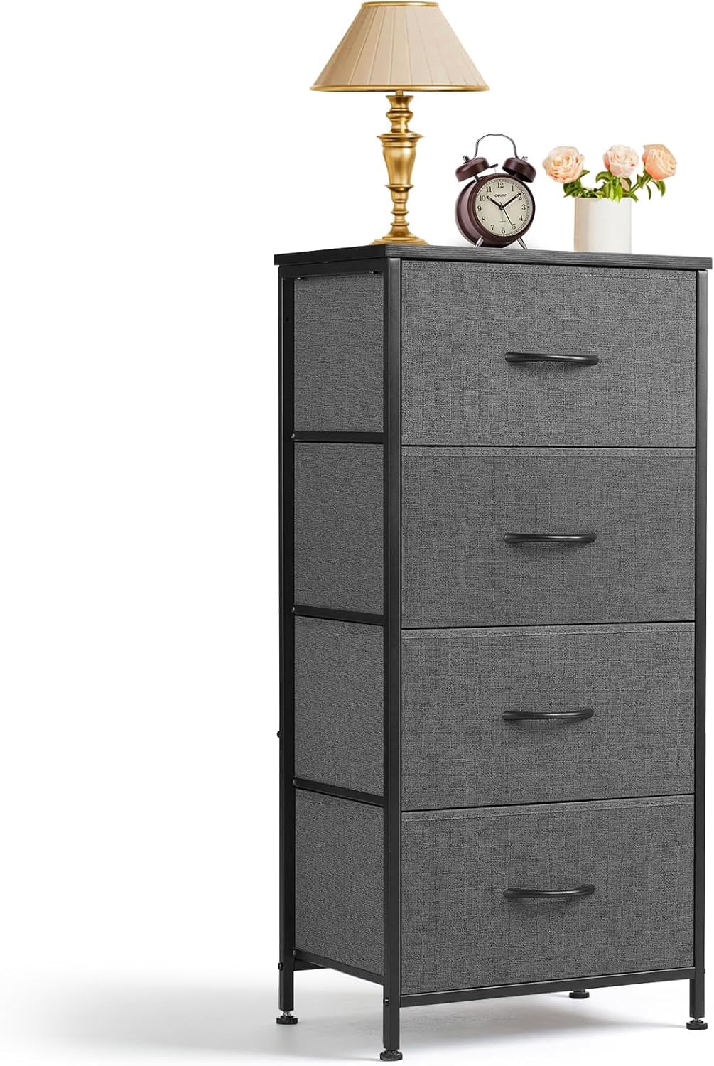 4 Drawers Dresser for Bedroom, Fabric Storage Tower Organizer with ...