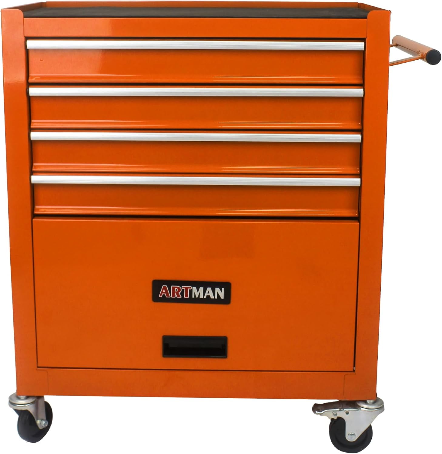 4 Drawers Tool Cart on Wheels, Rolling Tool Box Tool Storage, Drawers ...