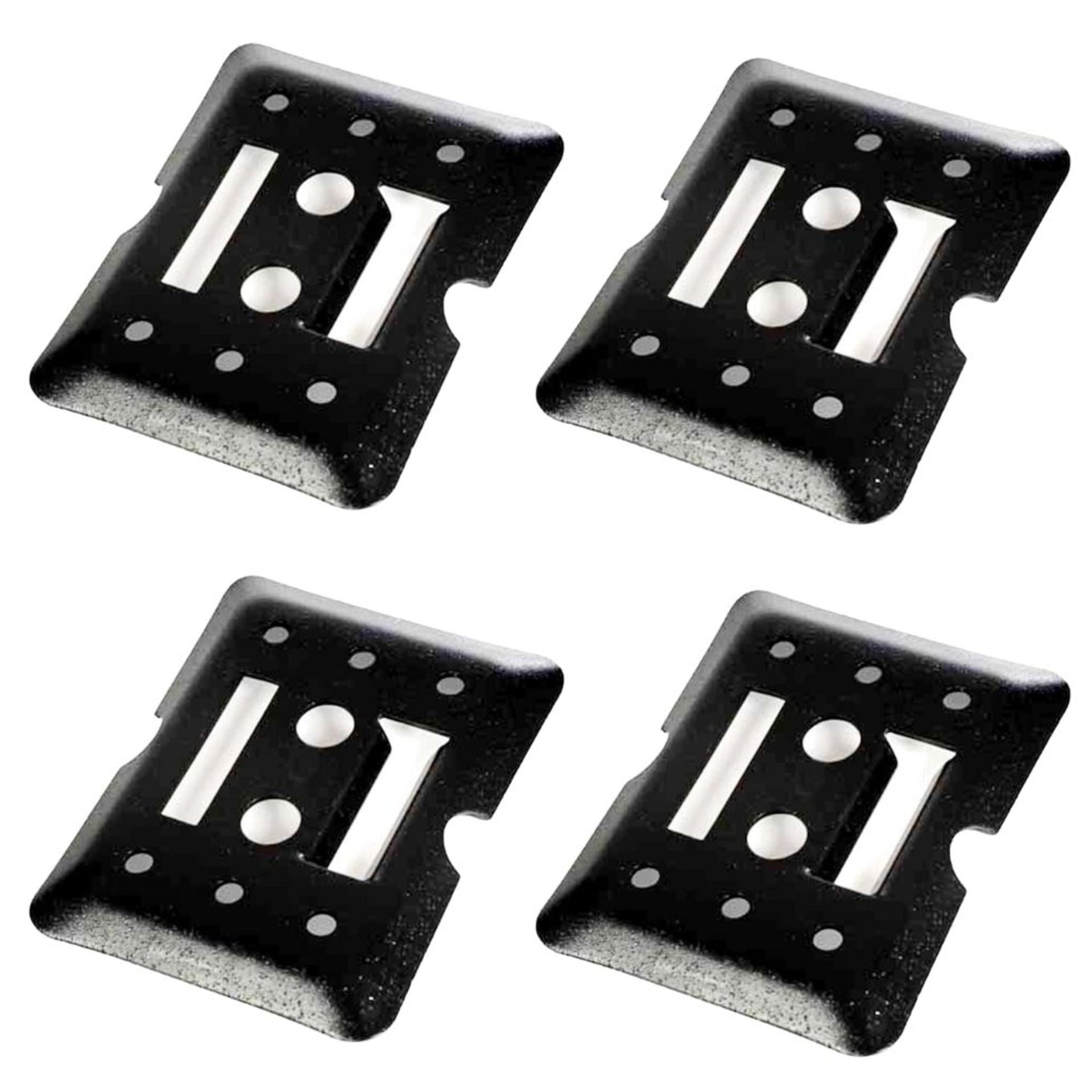 "4 E-Track Tie Down Mini Trailer Plates 6"" x 5"", 2 Etrack Slots ...