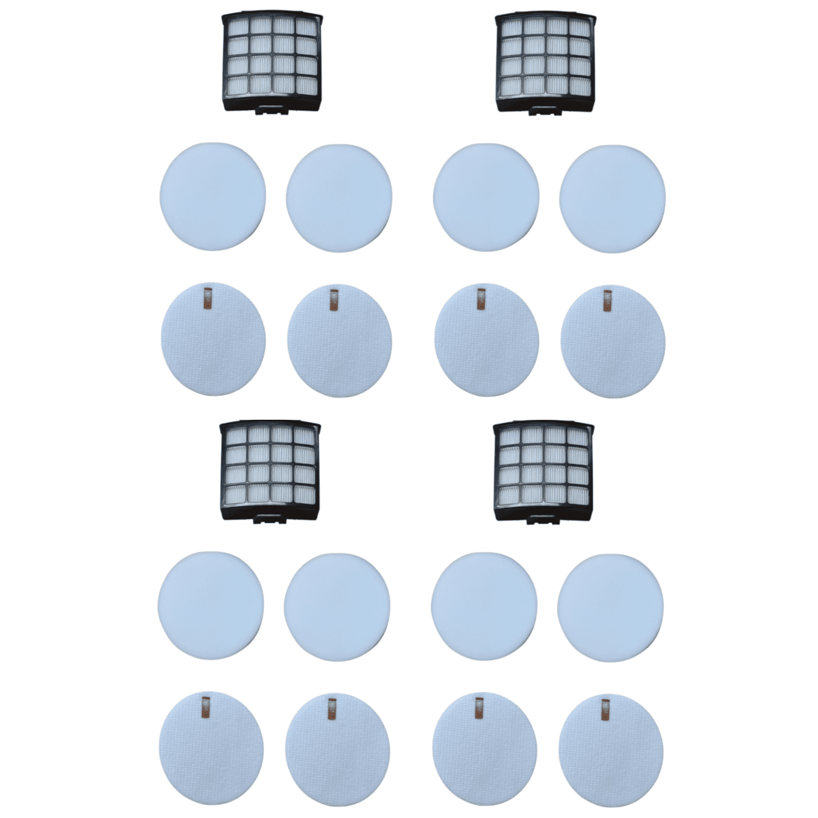 4 EFP HEPA, Foam & Felt Filter Kits for Shark XFFKAZ2000, XHFAZ2000 ...