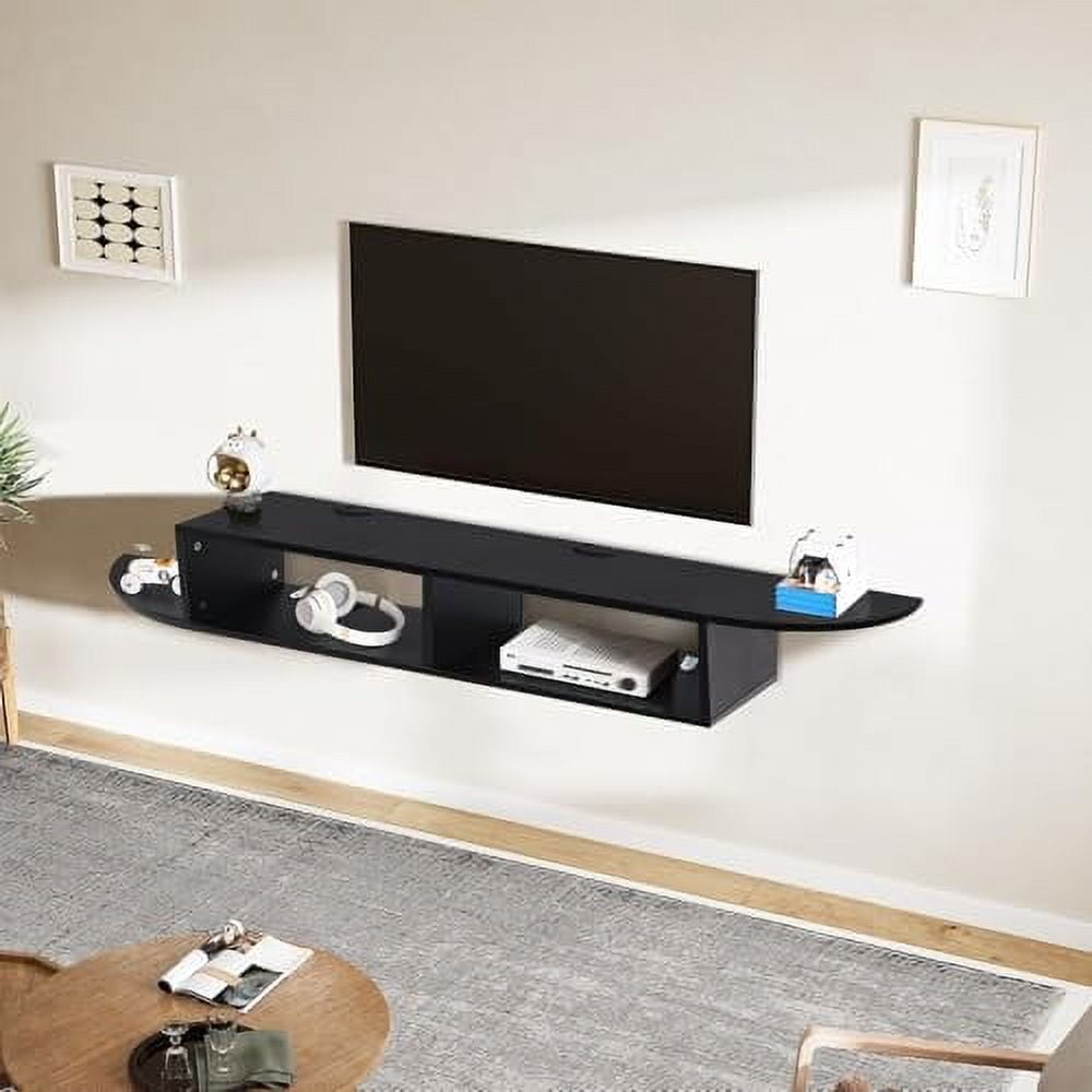 4 EVER WINNER Floating TV Shelf, 55" Floating Entertainment Center with ...