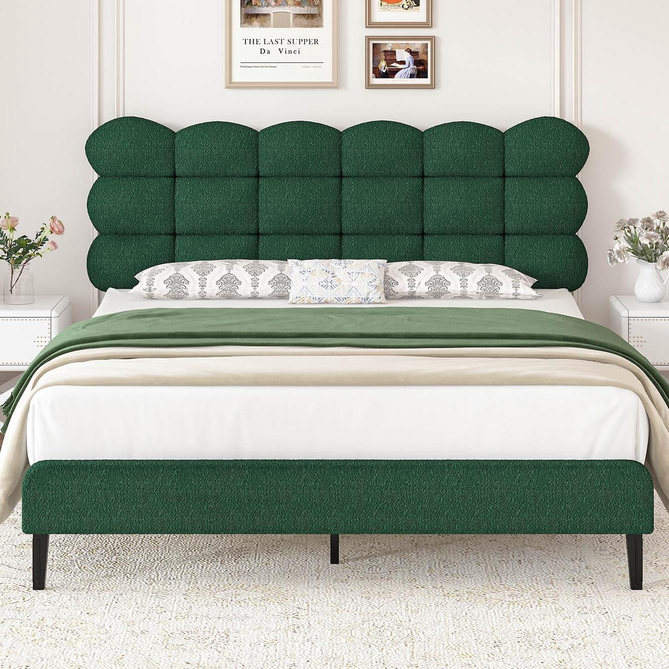 4 EVER WINNER Full Bed Frame, Full Size Bed Frame with Detachable ...