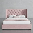 4 EVER WINNER Full Size Bed Frame, Pink Full Bed Frame, Modern ...