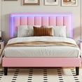 4 Ever Winner 43.3" LED Light Headboard Bed Frame, Queen - Walmart.com