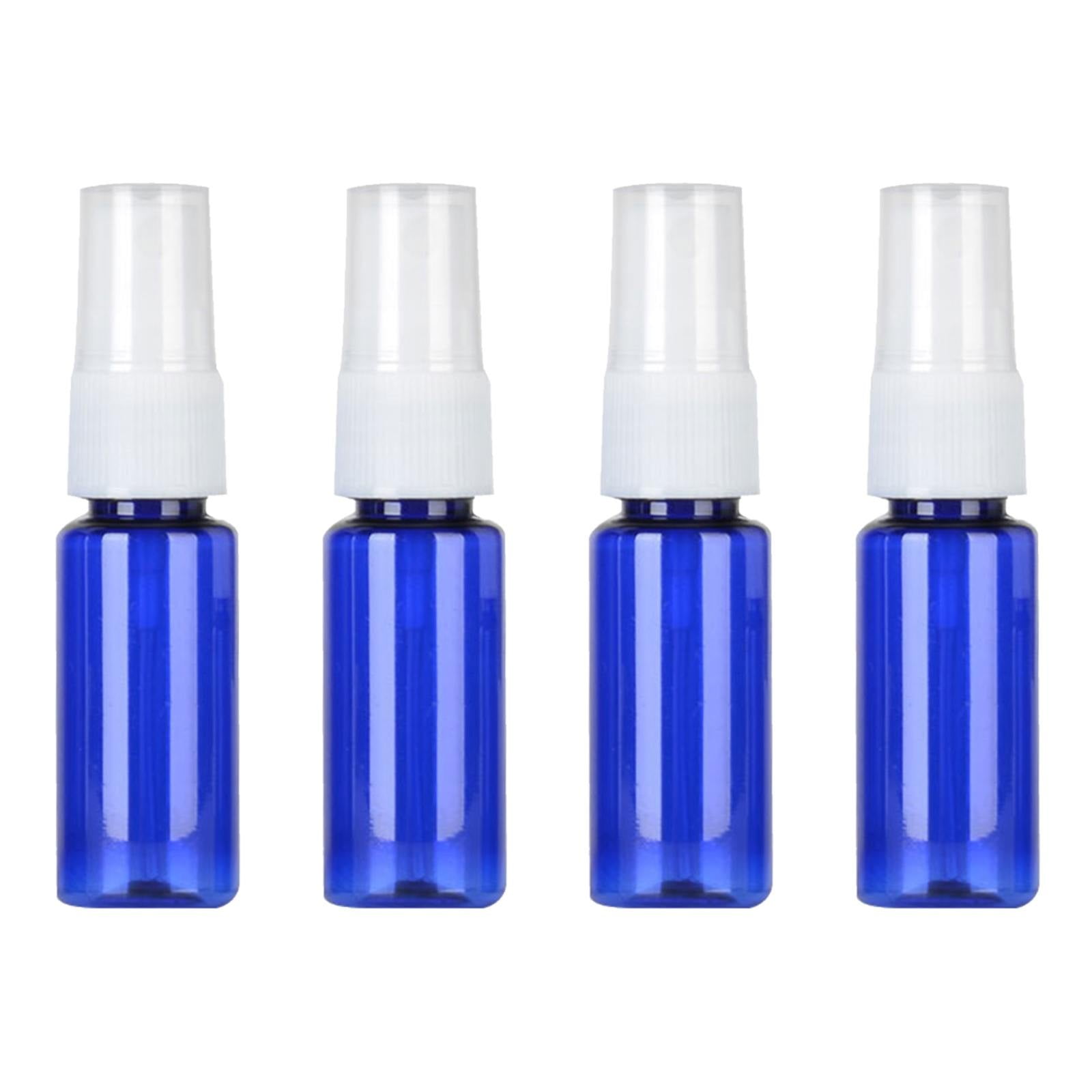 4 Empty Blue Spray Bottles 2oz Refillable Bottle Is Great for Oils ...
