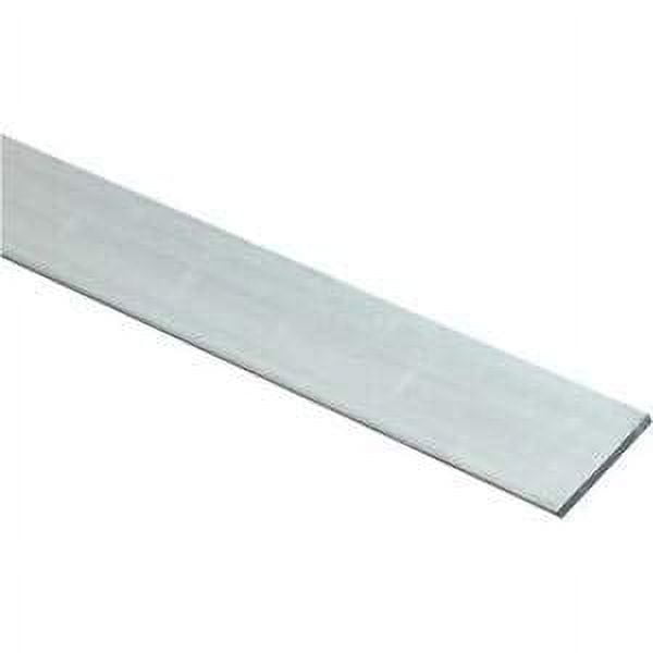 4 FT - 1" x 1/16" Clear Anodized Aluminum Bar 6063 Alloy T-6 Temper ...