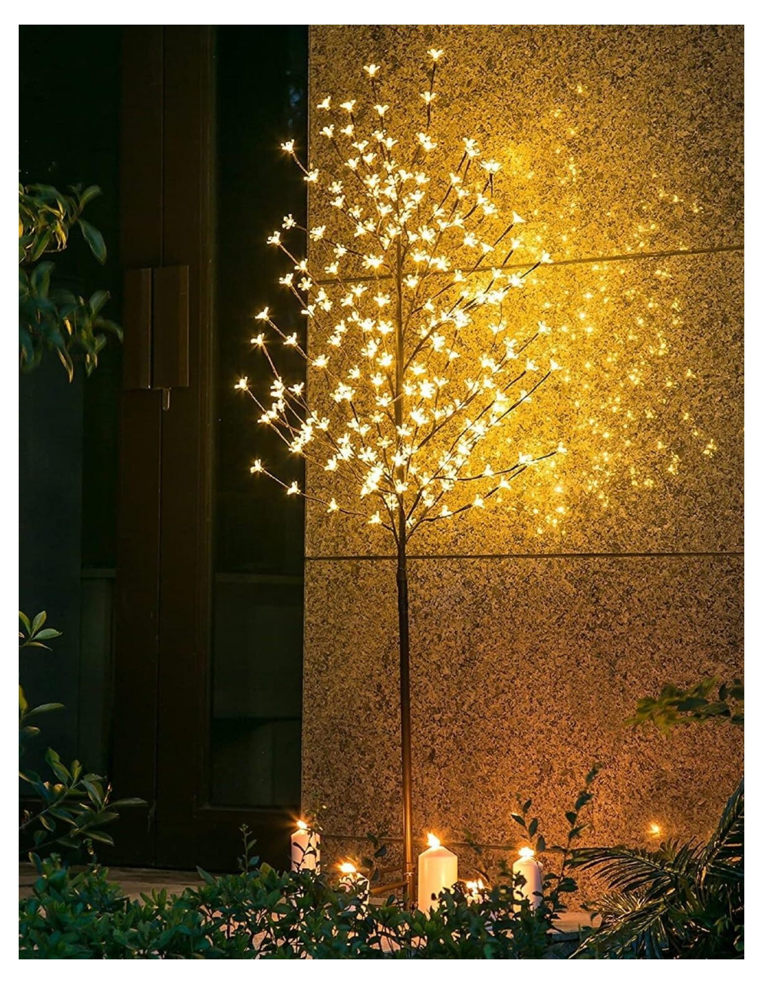 Lighted Flower Tree