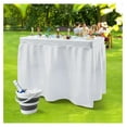 4 FT Ice Cooler Table|Portable Ice Folding Table w/Matching Skirt ...