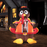 Wicks Outdoor Living 4 Ft Inflatable Turkey - Walmart.com