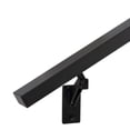 4 FT Matte Black Handrails Kit for Indoor Outdoor Stairs，Modern ...