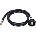 4 FT RV Propane Hose, Propane Pigtail Connector Hose QCC1 Connector ...