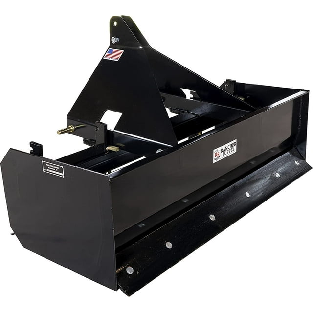 Rancher Supply 4FT Box Blade Scraper: 1-3 Point Hitch Accessories for ...