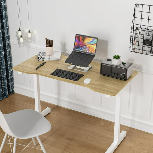 4 FT Upgraded Home Office Large Rectangular Computer Workstation with ...