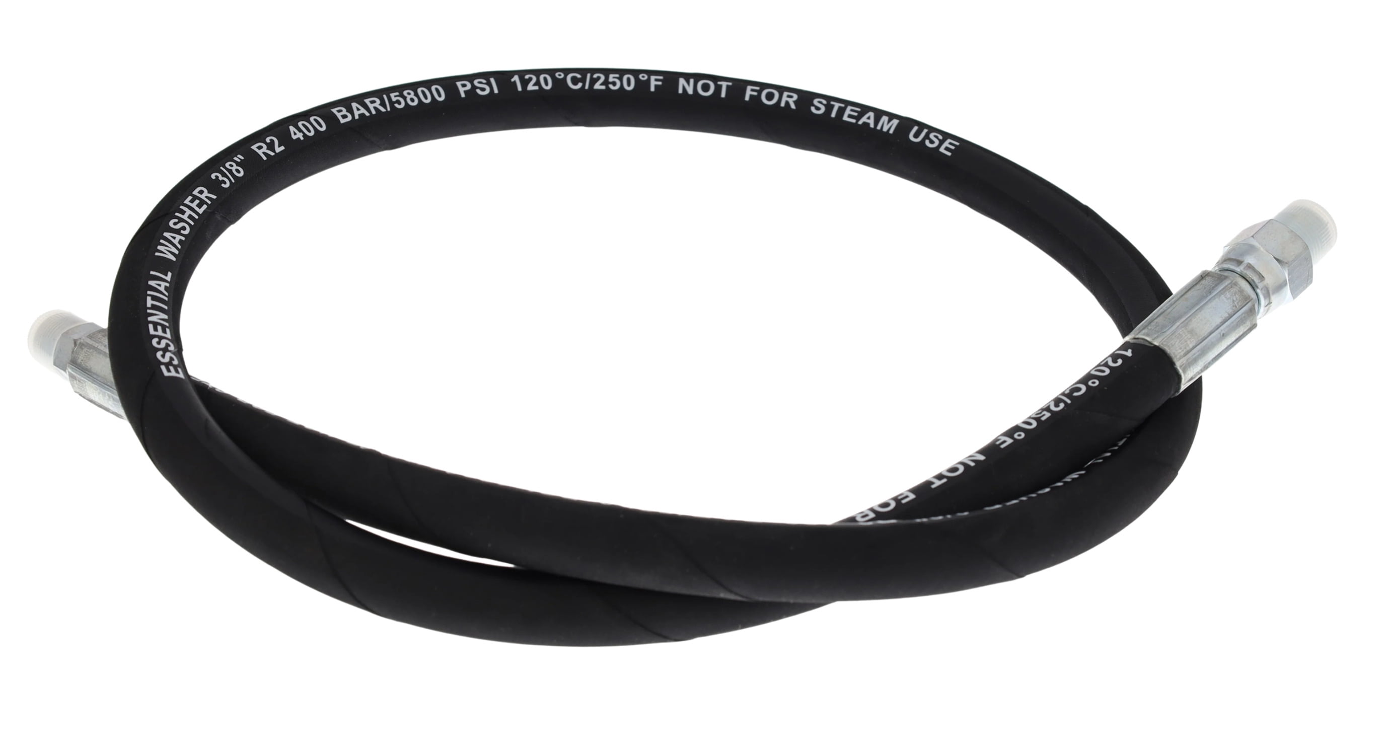 Pressure Washer Heavy Duty High Pressure Water 3/8" Male NPT Hose Whip ...
