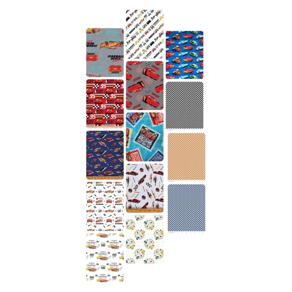 4 Fat Quarters - Assorted Disney Cars Fat Quarter Bundle - Walmart.com