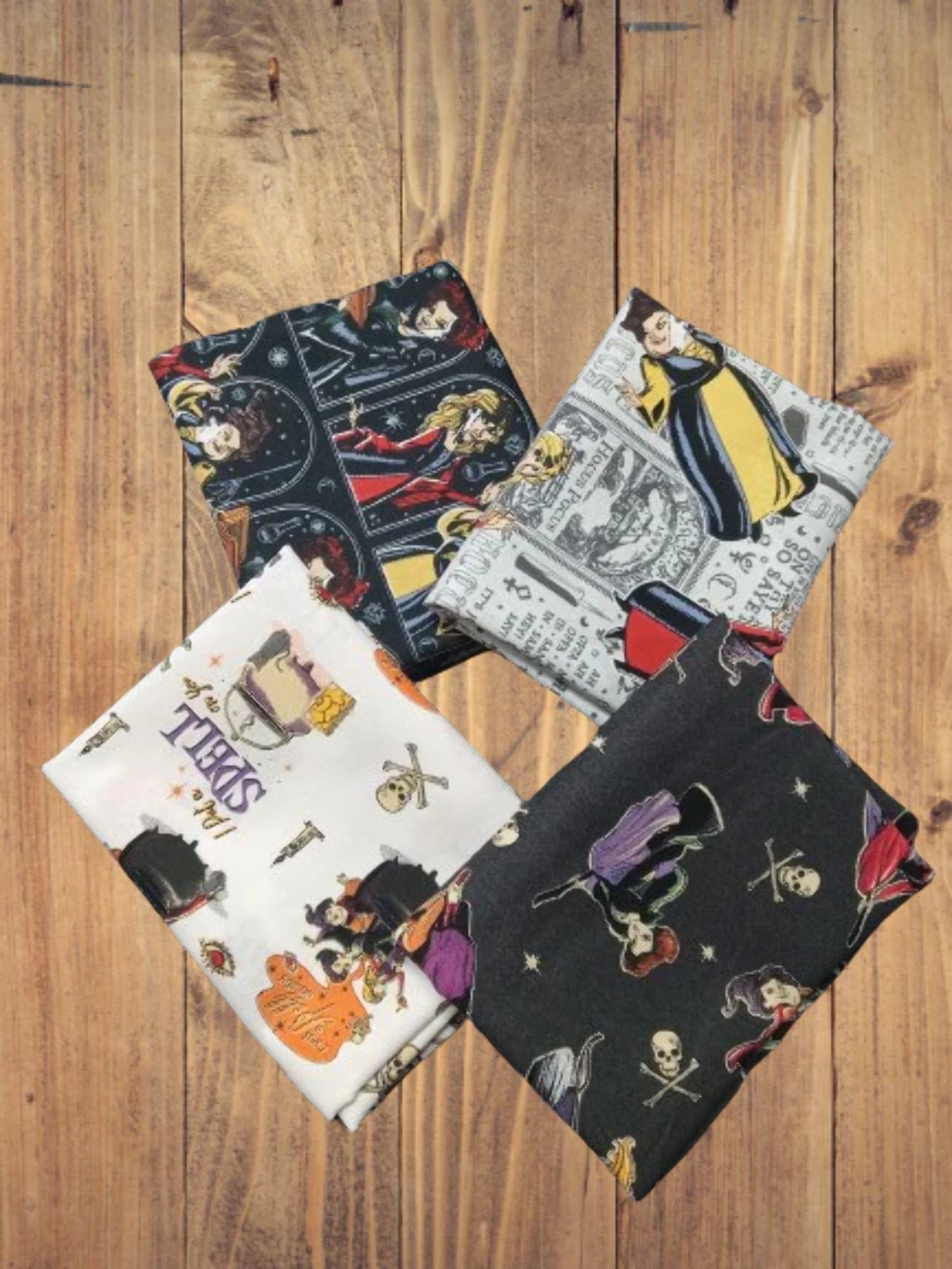 4 Fat Quarters - Assorted Hocus Pocus Fat Quarter Bundle - Walmart.com