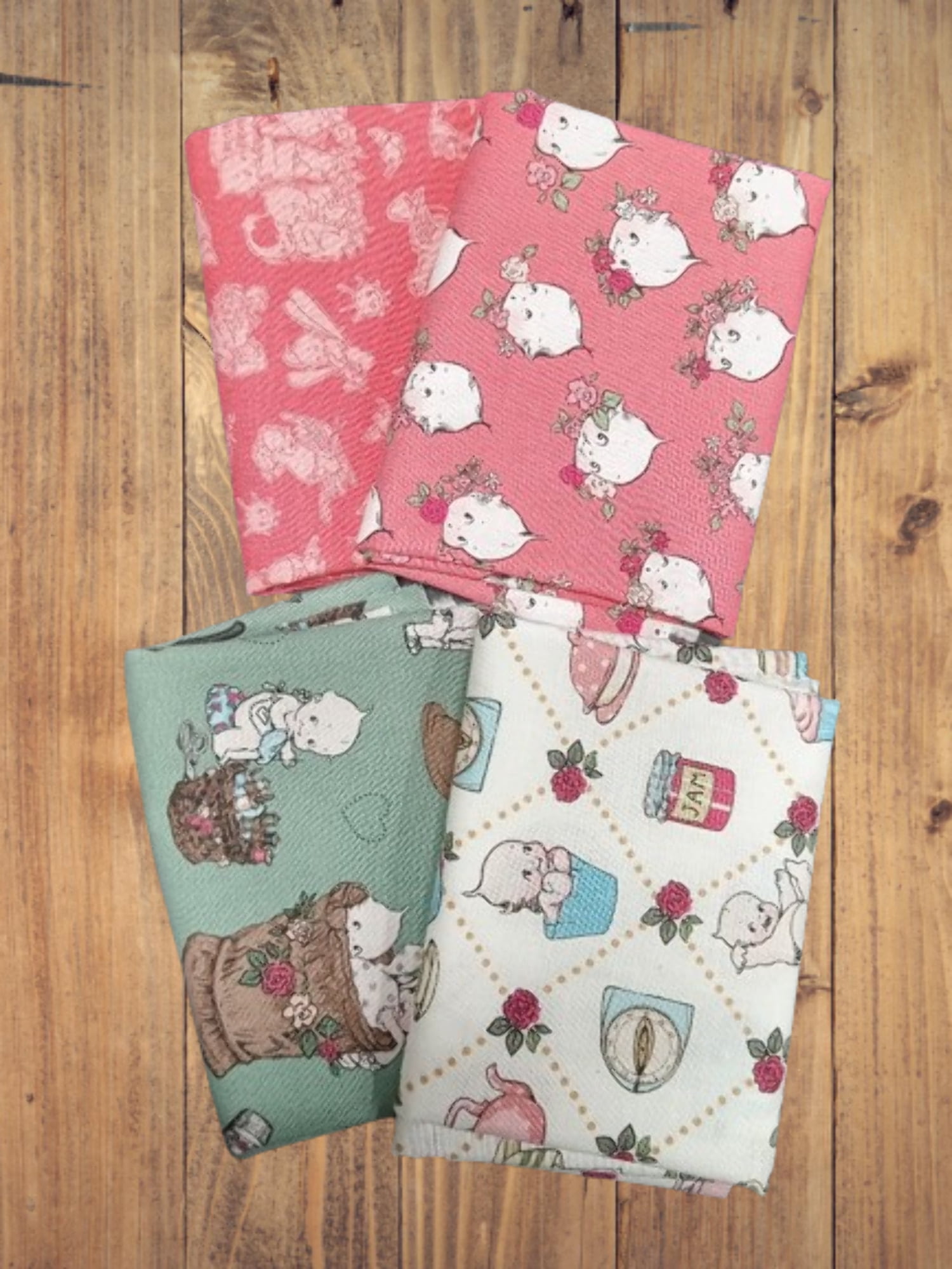 4 Fat Quarters - Assorted Kewpie Fat Quarter Bundle - Walmart.com