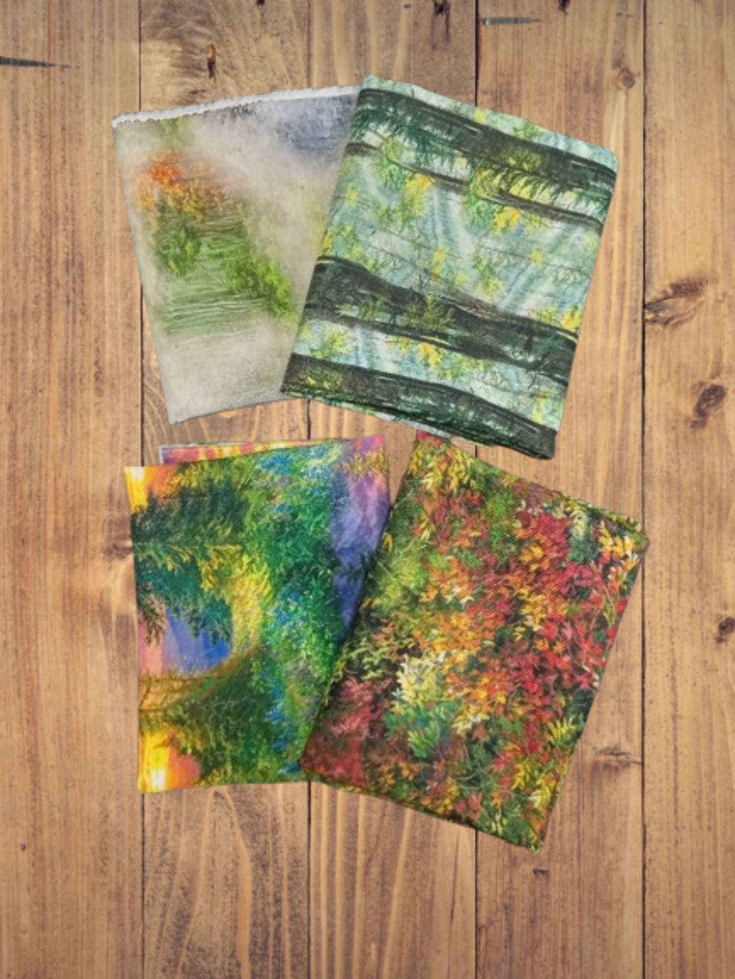 4 Fat Quarters - Assorted Scenic Forest Fat Quarter Bundle - Walmart.com