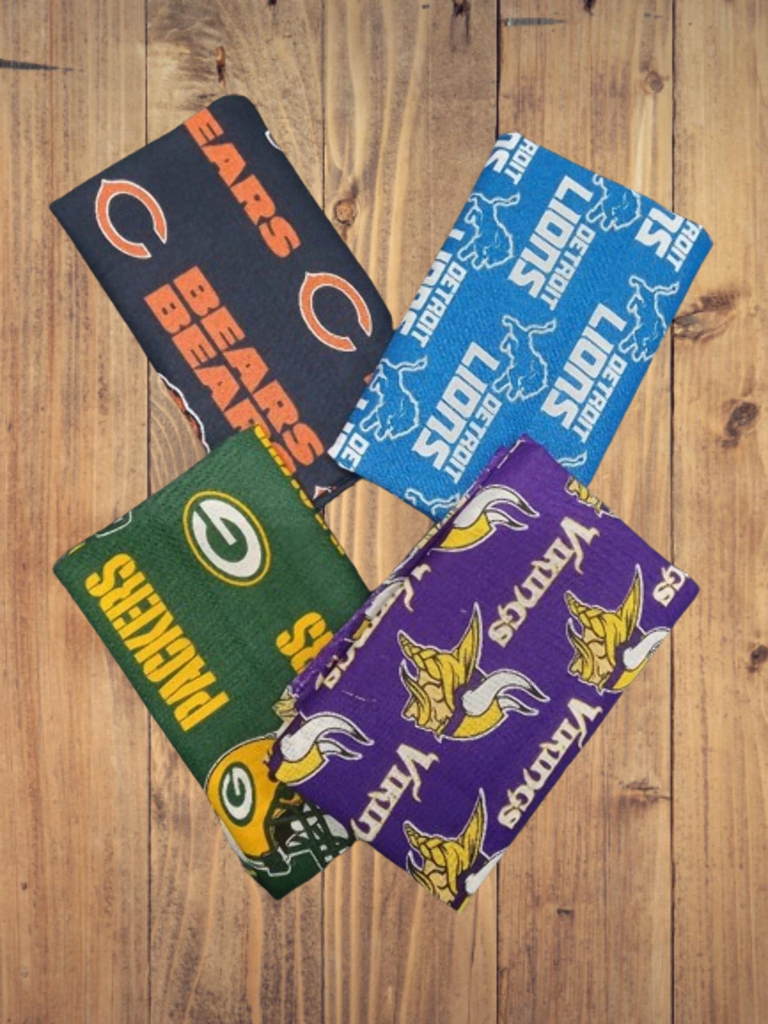 4 Fat Quarters - NFC North NFL Fat Quarter Bundle - Walmart.com