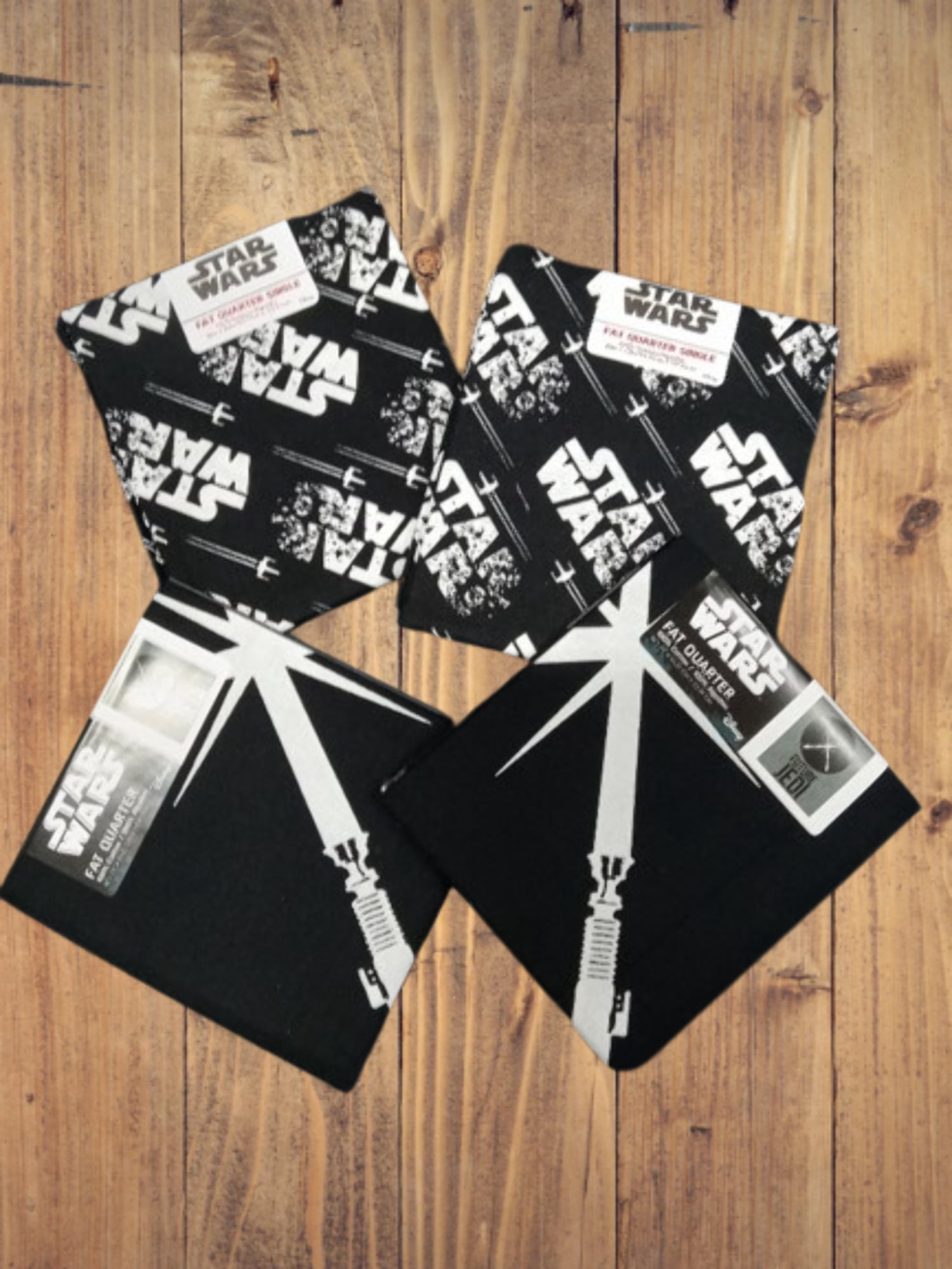 4 Fat Quarters - Star Wars ( 2 Prints) Fat Quarter Bundle - Walmart.com