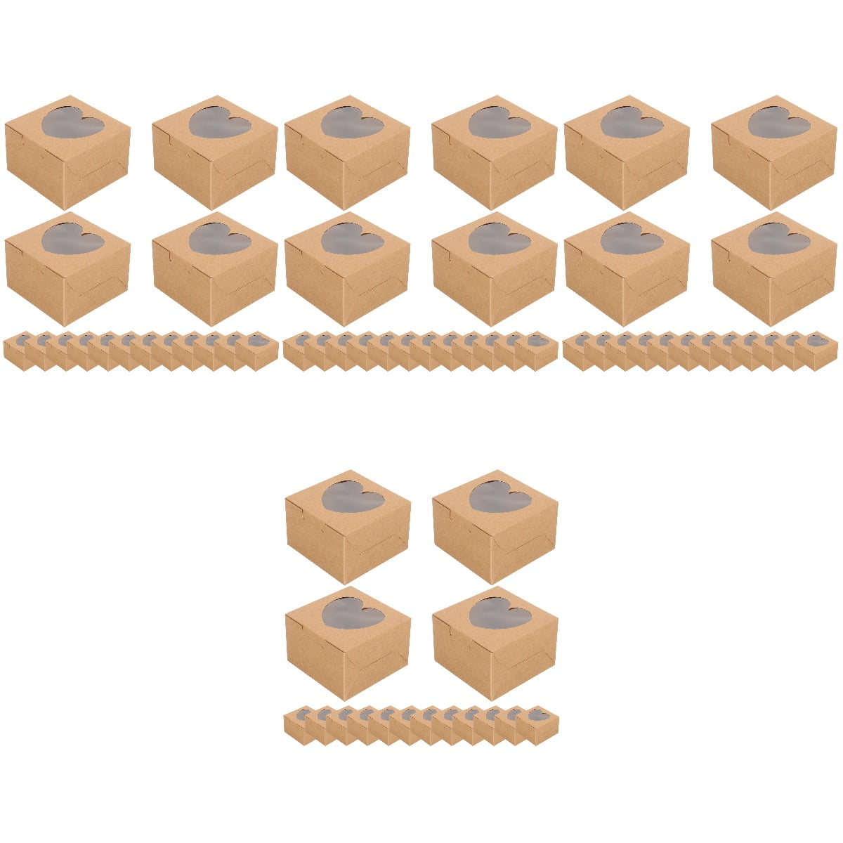 4 Favor Dessert Boxes Charcuterie Pastry Bread Baby - Walmart.com