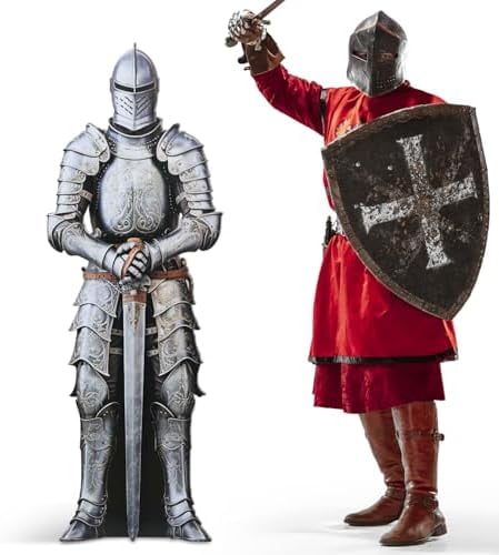 4 Feet Medieval Party Decorations Knight Cardboard Cutout Stand Life ...
