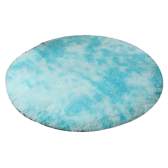 4 Feet Round Rug Bedroom, Soft Fluffy Circular Carpet for Room, Plush ...