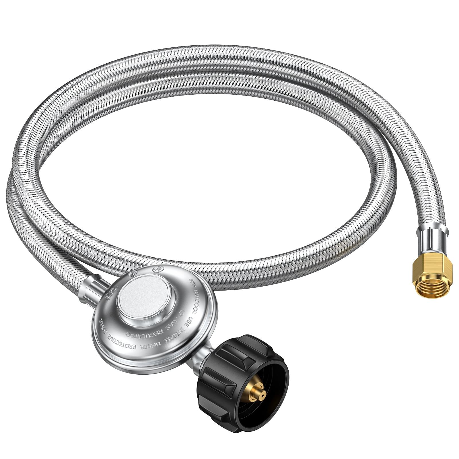4 Feet Universal QCC1 Low Pressure Propane Regulator Grill Replacement ...