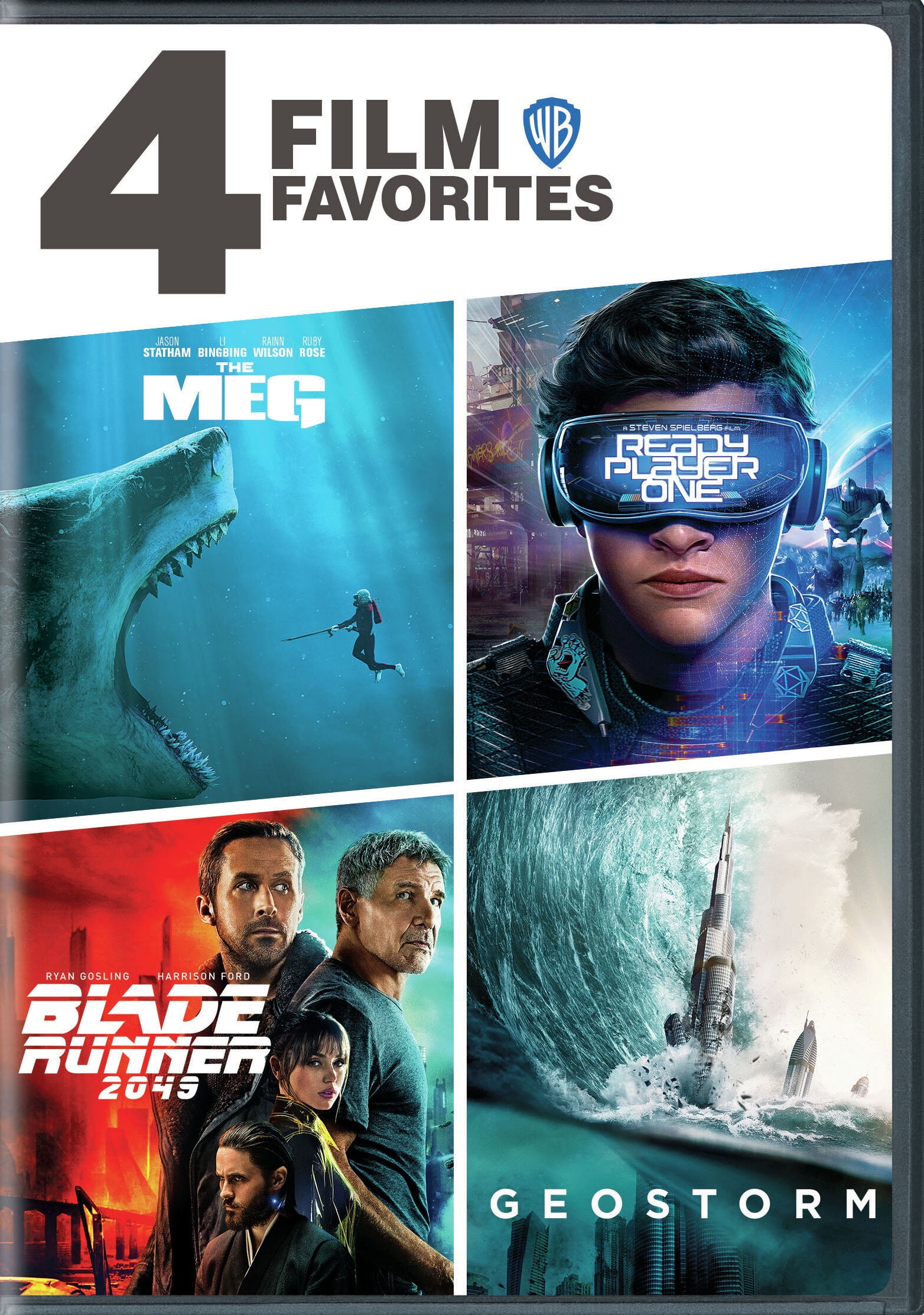 Pre-Owned 4 Film Favorites: Sci-Fi (The Meg / Ready Player One Blade ...