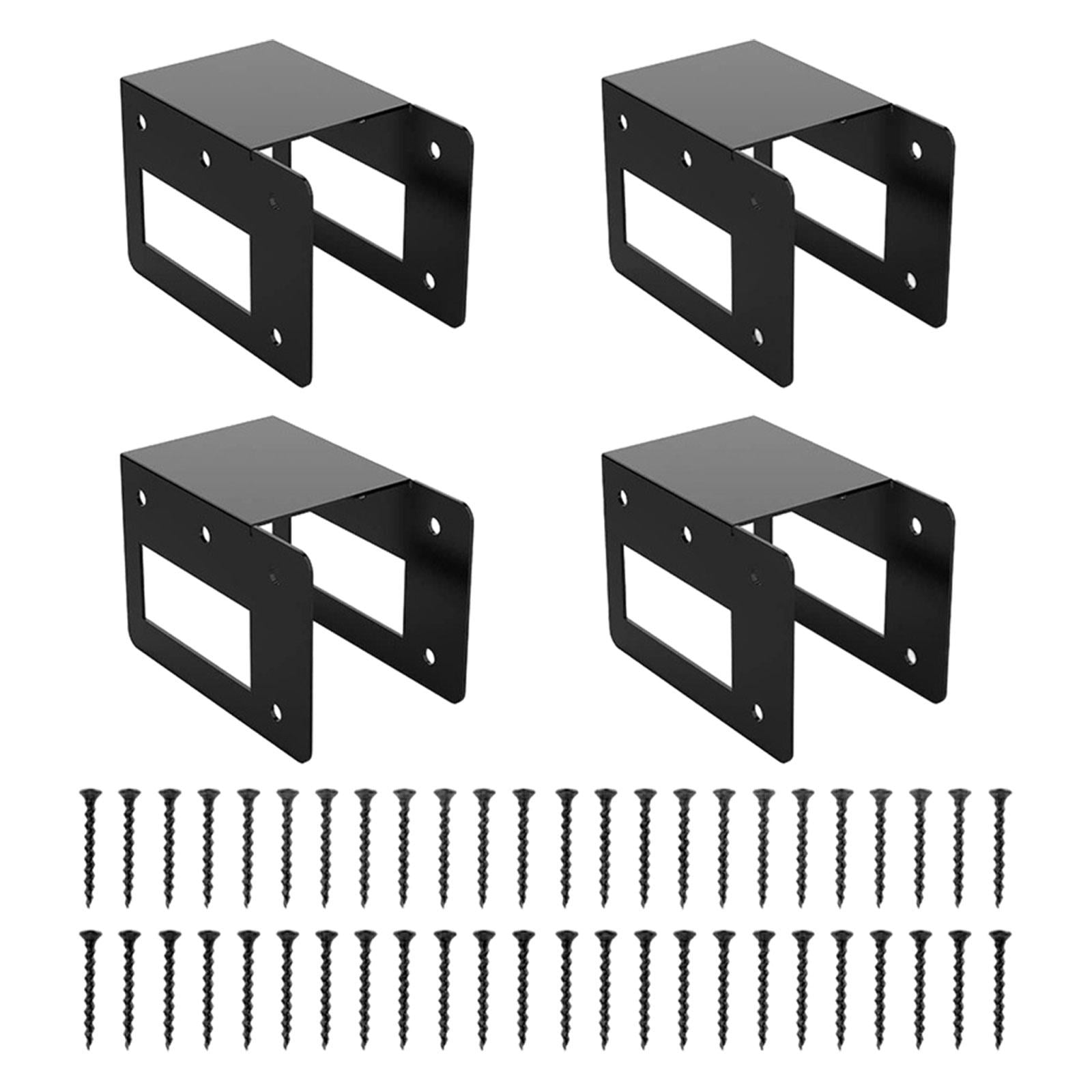 4 Fireplace Log Holder Brackets Space Saving Design for Porch Picnic ...