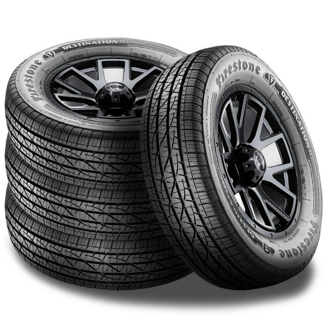 4 Firestone Destination LE3 225/65R17 102H All Season Tires 70K Mileage ...