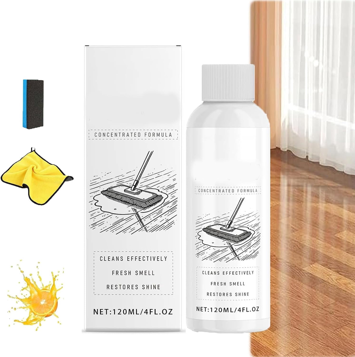 4 Fl.Oz/120 Ml Brazilian Mop Soap for Floor Cleaning, Mopsoap ...