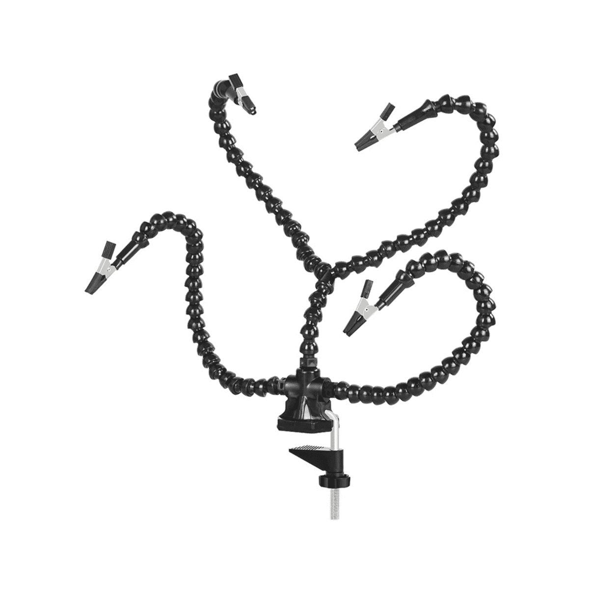 4 Flexible Arm Helping Hands Third Hand Soldering Tool PCB Holder ...