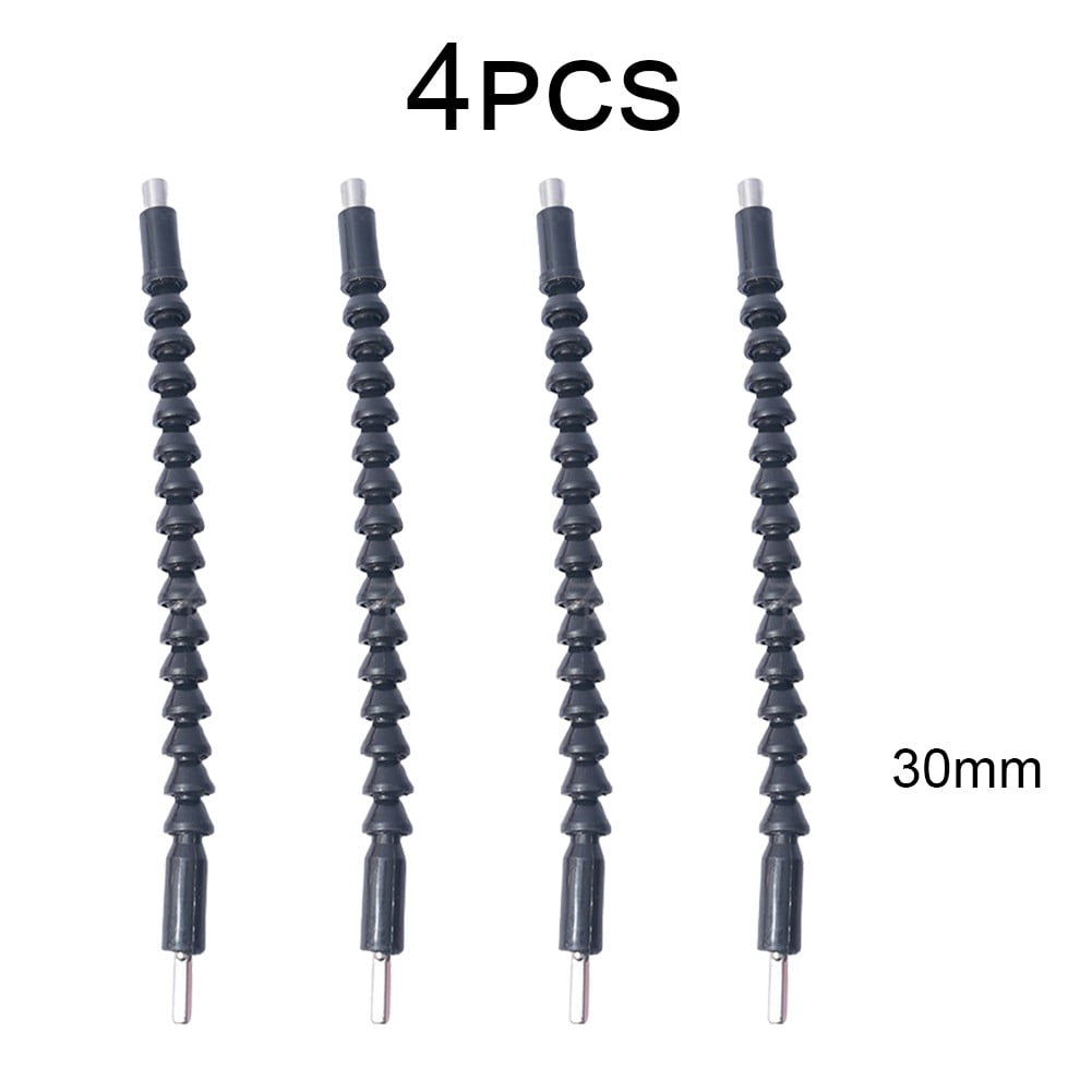 4× Flexible Drill Bit Extension Soft Drill Adaptor Screwdriver ...