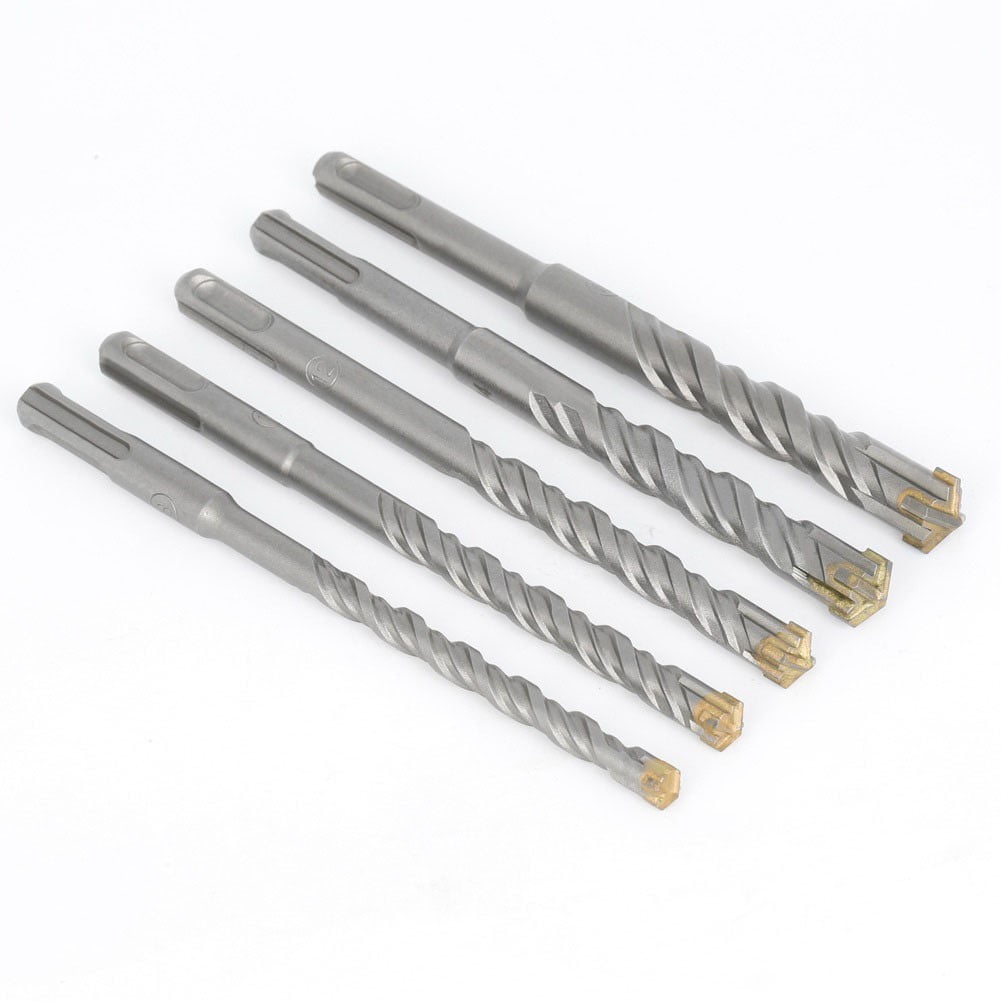 4 Flute SDS P-lus Hammer Drill Bit 6 8 10 12 14 16mm 160mm Extra Long ...