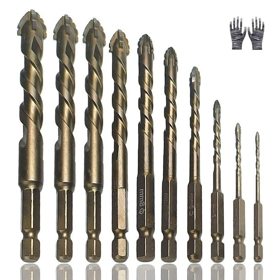 6 Pcs, #52 Hss Black Oxide Jobber Length Drill Bit, Drill America, D ...